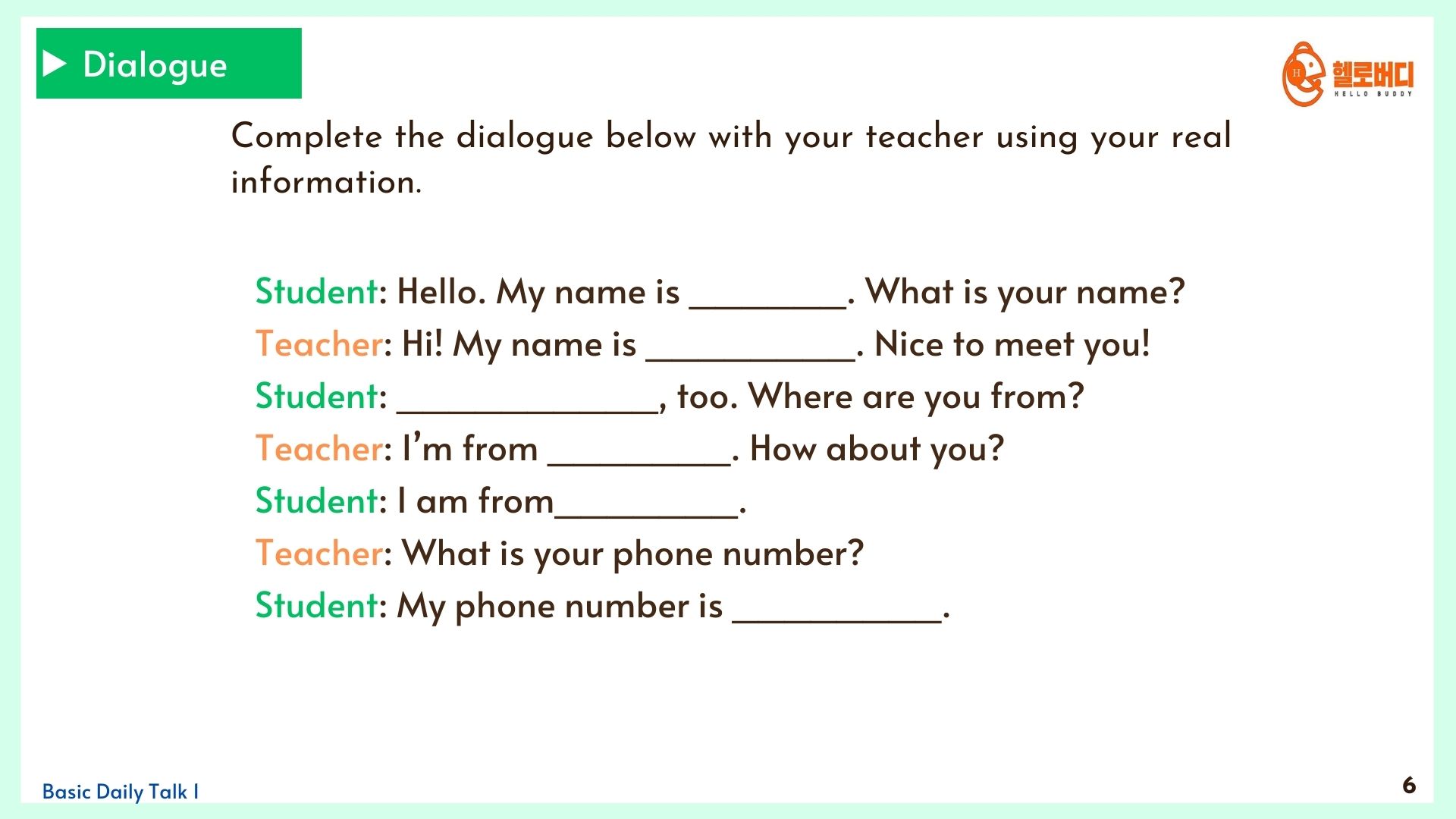 Hello Buddy Management System